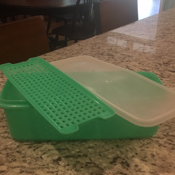 Tupperware | Kitchen | Vintage Tupperware Three Piece Vegetable Keeper ...